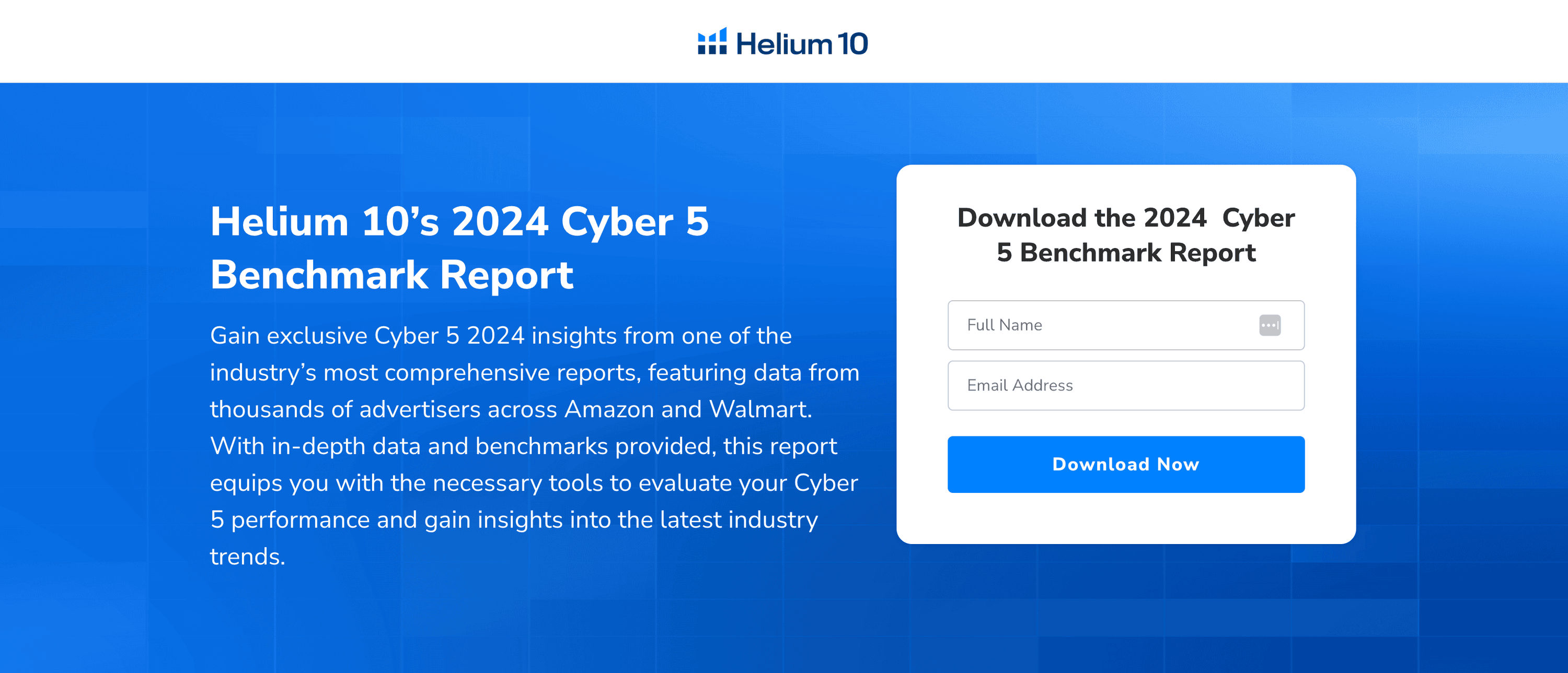 The Cyber5 Benchmark Report | Helium 10